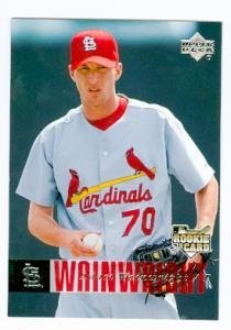 Amazon.com: 2006 Upper Deck Baseball Rookie Card #424 Adam Wainwright ...