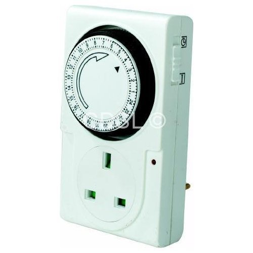 Wellco 24 Hour plug-in segment timer: Amazon.co.uk: DIY & Tools