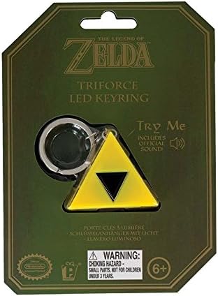 Paladone The Legend of Zelda PP3333NN Triforce Keyring Light with Sound ...