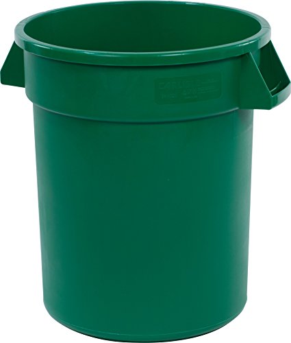 Carlisle 34102009 Bronco Round Waste Container Only, 20 Gallon, Green | Pricepulse