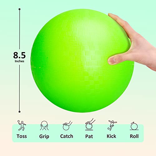 EVERICH TOY Playground Balls 10 Inch Dodgeball-Kickball for Kids and ...