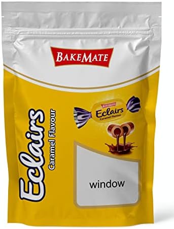 BakeMate Premium Eclairs Centre Caramel Filled Chocolate Candy 1 Kg ...
