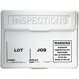 Amazon.com : Construction PERMIT Holder Box - for Builders ...