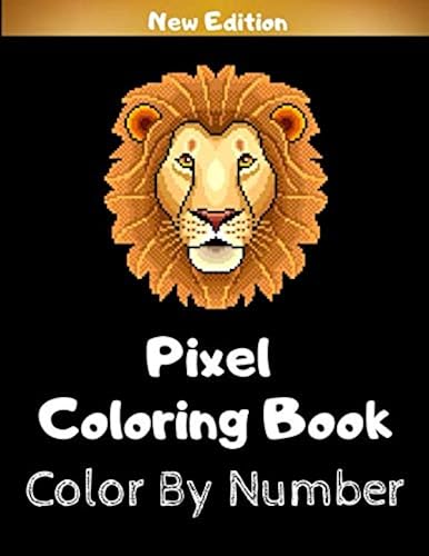 Pixel Coloring Book: Easy Pixel Color by Number Activity Book with Zoo ...