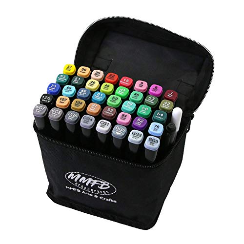 MMFB Arts Double Sided Markers (40 Colors Pack B) - Artist Alcohol ...