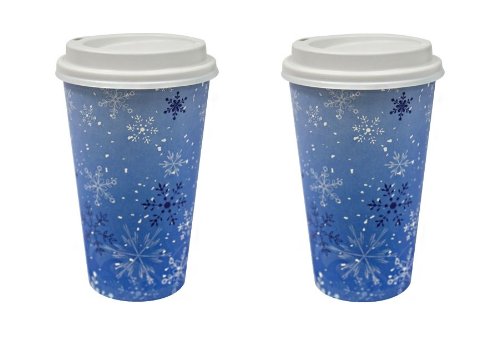 Compare Price: snowflake disposable coffee cups - on StatementsLtd.com