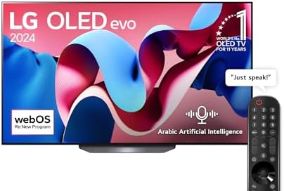 سعر LG 65 Inch OLED CS4 4K Smart TV AI Magic remote Dolby Vision webOS24 - OLED65CS4VA (2024) فى ...