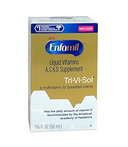 Amazon.com: Enfamil Tri-Vi-Sol Vitamins A, D & C Supplement Drops for ...