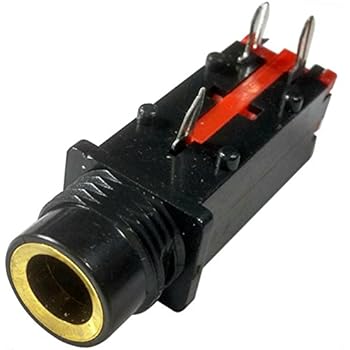 Amazon.com: CESS 6.35mm 1/4 Inch Female Stereo TRS Audio Socket Jack ...