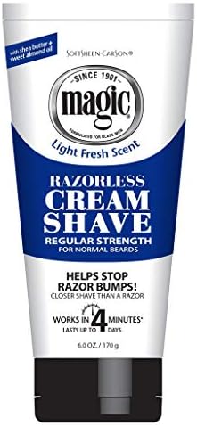 Softsheen Carson Magic Razorless Cream Shave Regular Strength, 6oz ...
