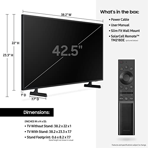SAMSUNG 85-Inch Class Frame Series - 4K Quantum HDR Smart TV With Alexa ...