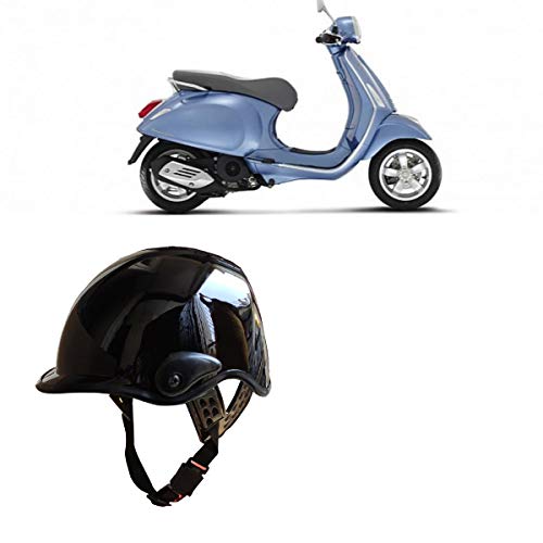 Kandid Open Face Men & Women Helmet For Hero Splendor I Smart (Black ...