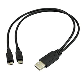Amazon.com: UCEC Dual Micro USB Splitter Charge Cable Power up to Two ...