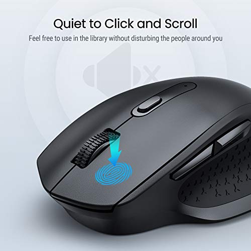 Computer Mouse Wireless, ViCTEC Wireless Mouse, Ergonomic Silent Mouse ...