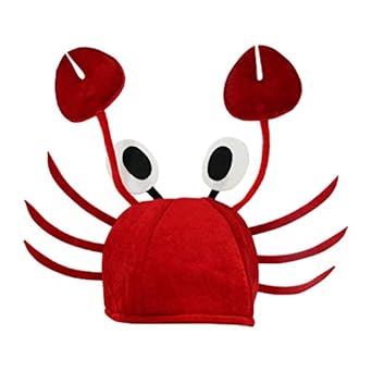 Amazon.com: Crab Hat - Crawfish Hat - Fish Hat - Lobster Hat - Crab ...