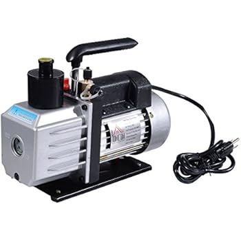 Amazon.com: VIVOHOME 110V 1/2 HP 5 CFM Dual Stage Rotary Vane HVAC Air Vacuum Pump with Oil ...