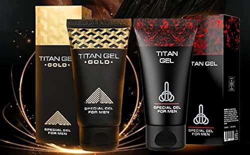 CRAZYLIFE Original Male Titan Gel Gold with Titan Gel Red Massage Cream ...