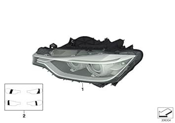 BMW Genuine Left Bi Xenon Front Head Light Lamp AKL F30 F31 3 Series ...