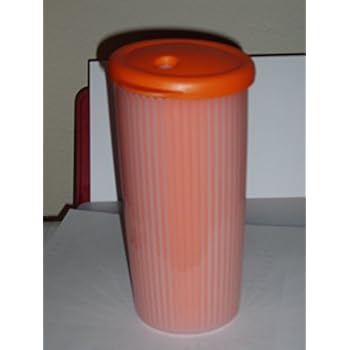 Amazon.com | Tupperware Orange Insulated Tumbler with Orange Dripless ...