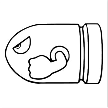 Bullet Bill Pages Coloring Pages