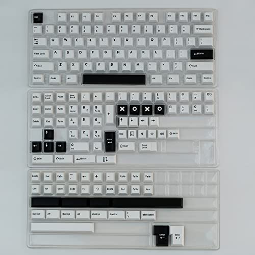 169 Keys Doubleshot Keycaps Cherry Profile ANSI/ISO Layout for 60/64/68 ...