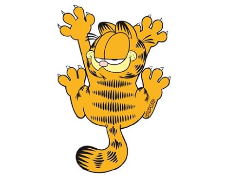 Wall Sticker in Garfield Climbing Design (Ideal for Children's Bedrooms ...