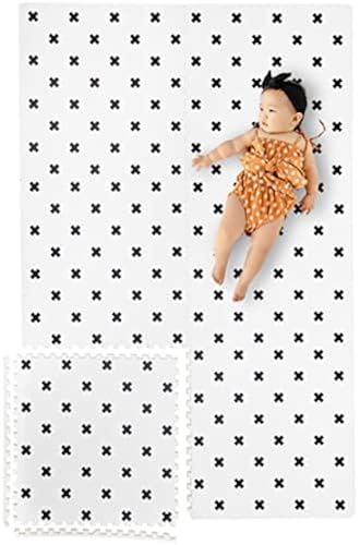 Yay Mats Stylish Extra Large Baby Play Mat. Soft, Thick, Non-Toxic Foam ...