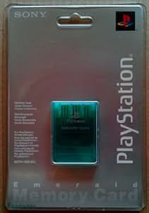 Amazon.com: PlayStation PsOne Memory Card Emerald Green - SCPH-1020 ...