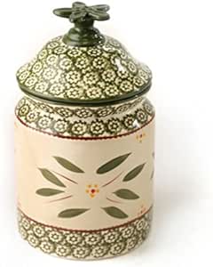 Amazon.com: temp-tations Old World Cookie Jar, Green: Home & Kitchen