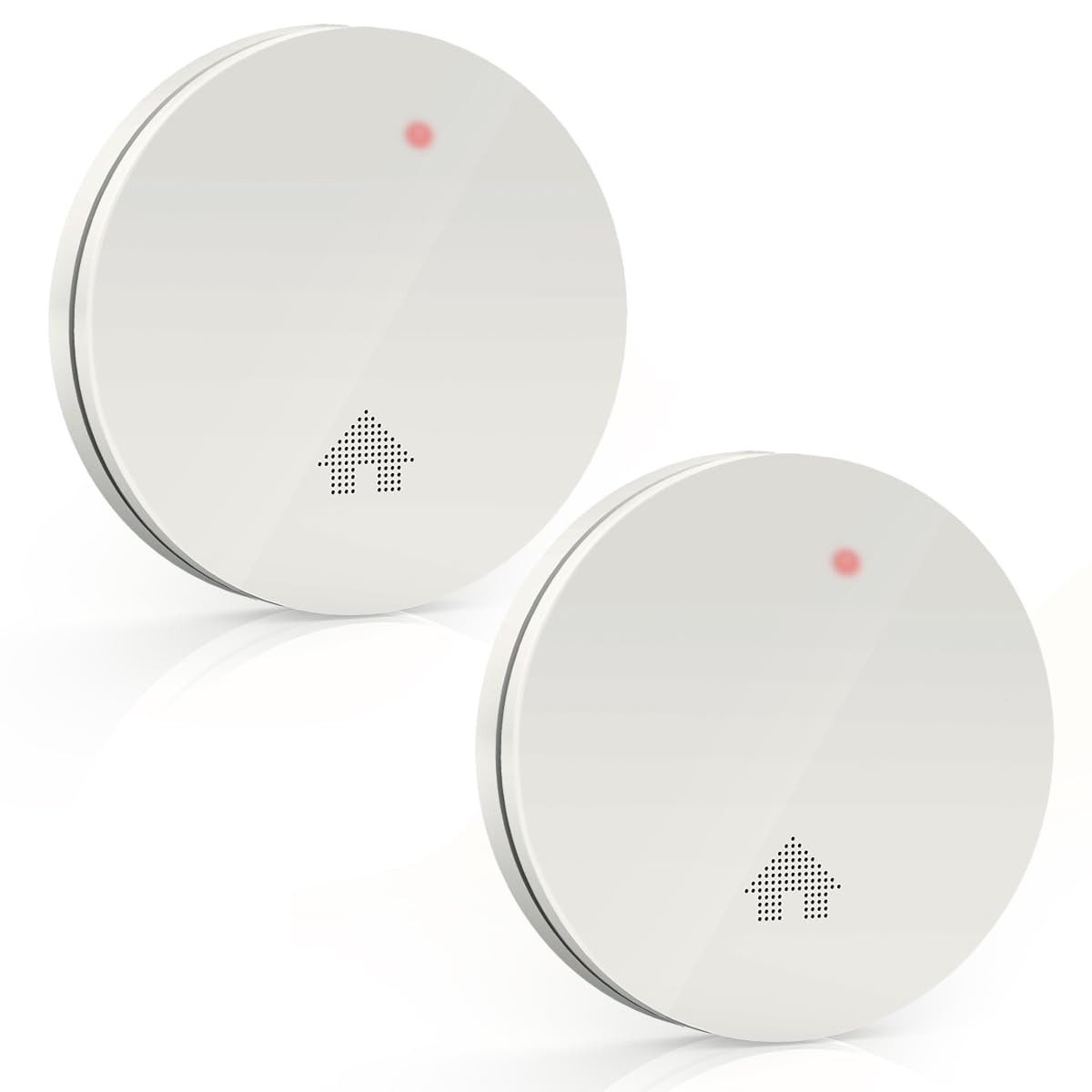 Jemay 10 Year Lithium Battery Photoelectric Smoke Detectors,Ultra Thin ...