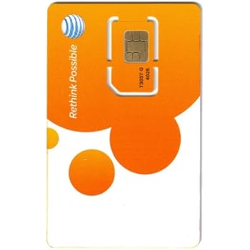 Amazon.com: AT&T Wireless 3G / 4G / LTE Sim Card - Postpaid /Go Phone ...