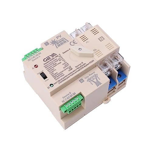 GAEYAELE on-Grid Photovolatic Power Automatic Transfer Switch Din Rail ...