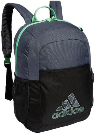 adidas Ready Backpack, Black/Onix Grey/Beam Green, One Size, Ready ...