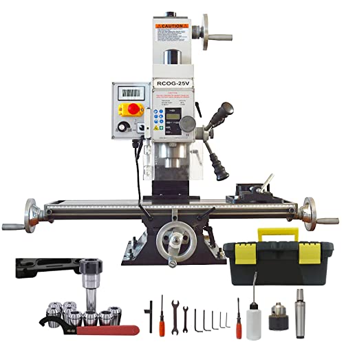 INTBUYING Mini Milling Machine Benchtop MT3 Mill/Drill Milling and ...