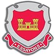 Amazon.com - Army Corps of Engineers ESSAYONS Crest Shaped Sticker ...