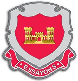 Amazon.com: American Vinyl Army Corps of Engineers ESSAYONS Crest ...