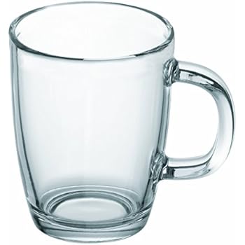 Amazon.com: Bodum Bistro Glass Coffee Mug, 0.35-Liter, 12-Ounce ...