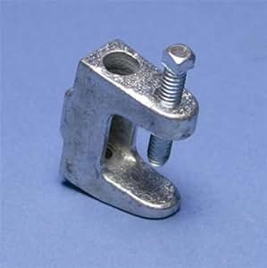 Amazon.com: Erico BC260025EG Cast Iron Universal Beam Clamp With Tapped ...