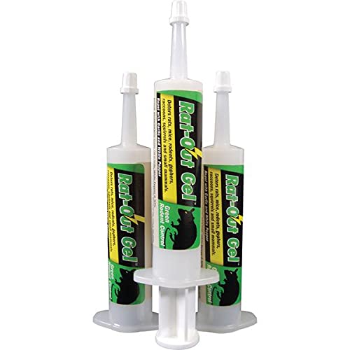 Bird Barrier Rat Out Gel Rat and Mouse Deterrent – 3-Pack 1oz Keep ...
