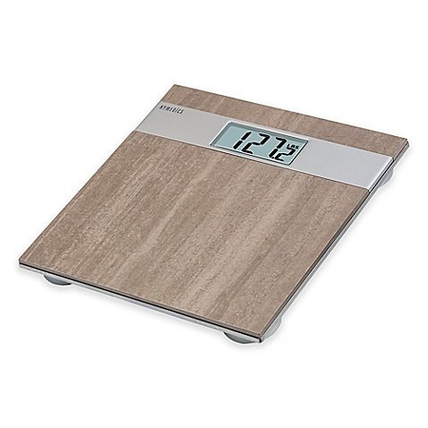 HoMedics Gray Stone Digital Bath Scale