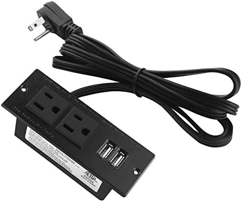 Furniture Recessed Power Strip, Recessed Desk Outlet with USB, in ...