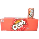 Amazon.com : Crush Peach Soda 12oz Cans (Pack of 12) : Soda Soft Drinks ...