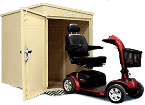 SafeStor Skipton 4 x 7 Mobility Heavy Duty Scooter Storage Unit: Amazon ...