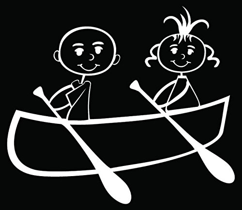 Buy Baby Row Boat Rowing Family Stick Figure Vinyl Decal Sticker Car ...