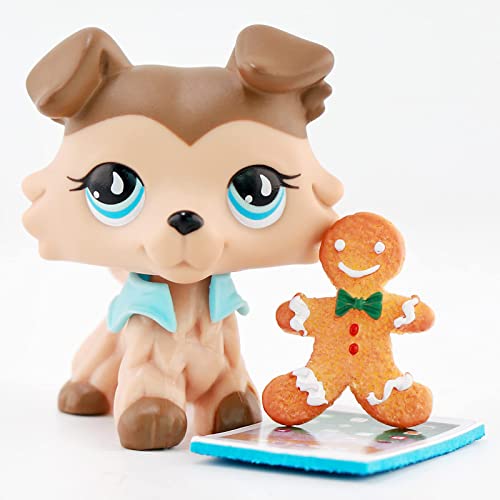 Collectable lps Collie 893, with lps Tan and Brown Body Collie Dog with ...