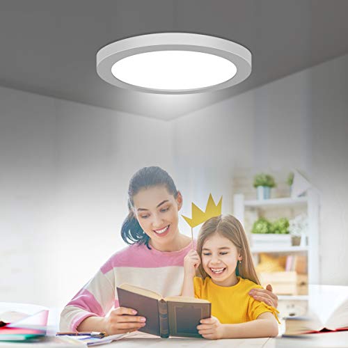 Litdimra Lighting- 5 Inch LED Round Flush Mounted Panel Ceiling Light ...