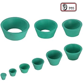 Amazon.com: Rubber Filter Adapter Cones for Buchner Funnels - Set of 7 ...