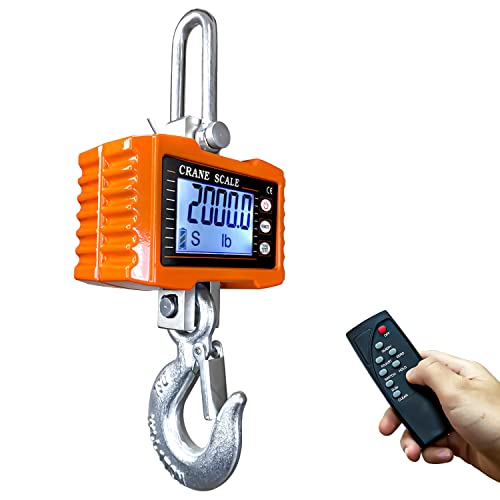 FITHOIST Hanging Scales Digital Weight, 2000LBS Crane Scale with Remote ...