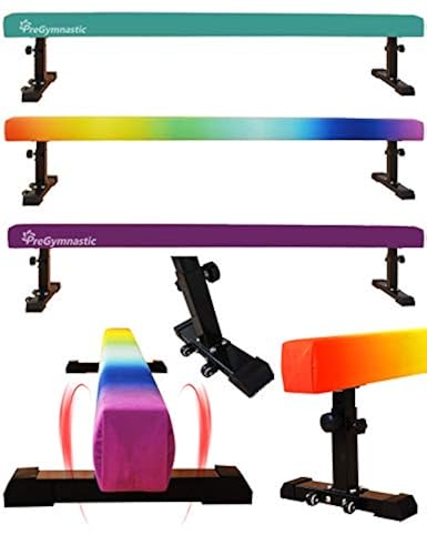 PreGymnastic Train On a Rainbow-Club Level 8FT Floor&Height Adjustable ...