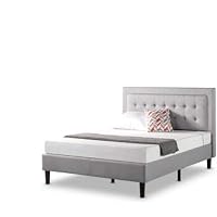 Zinus Dachelle Upholstered Platform Bed Frame / Mattress Foundation ...